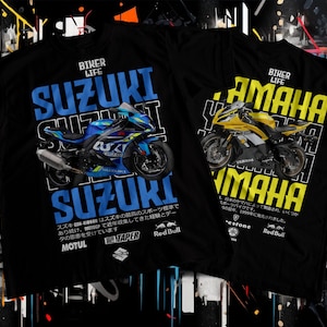 40 Motorcycle Sublimation DTF Biker Choppers Suzuki Ducati Instant ...