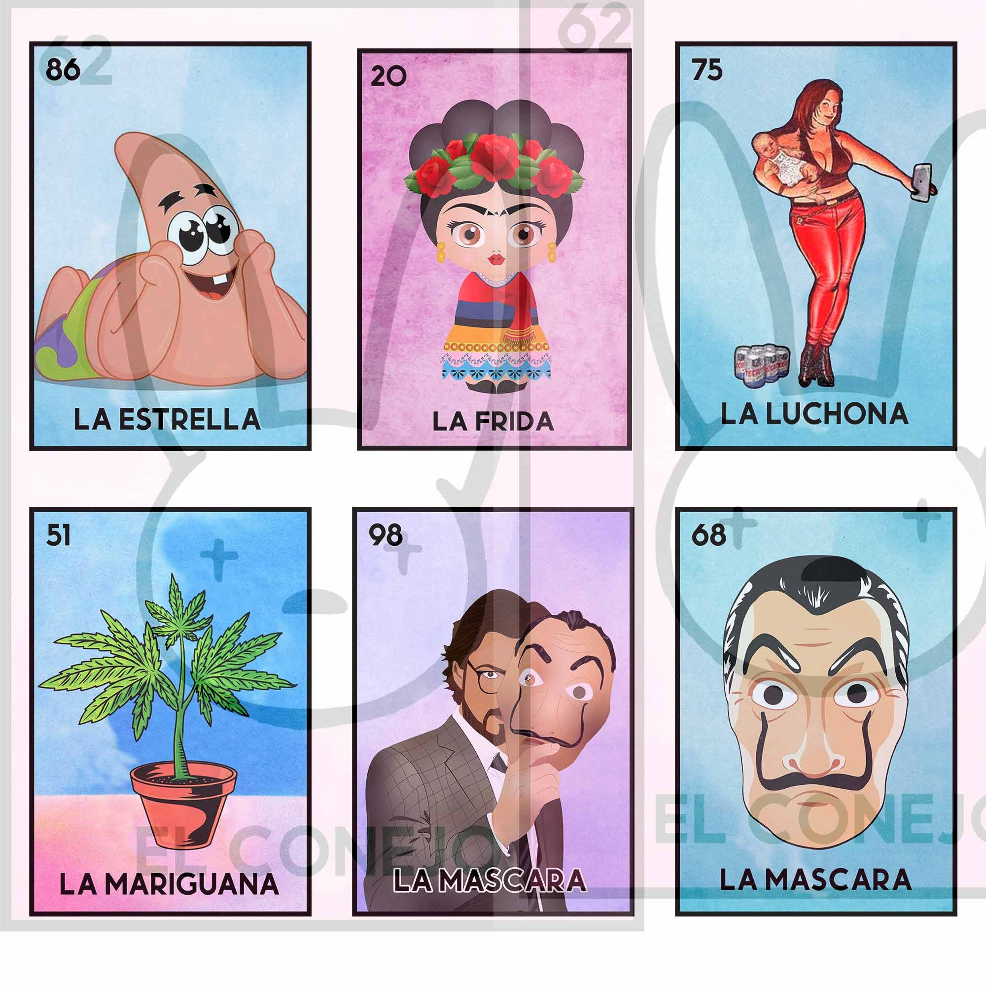 La nueva Loteria mexicana Divertida Graciosa Adultos Parodias Descarga ...