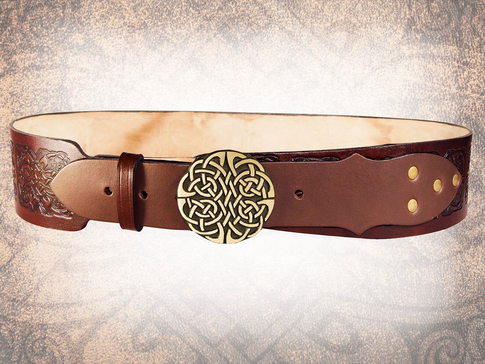 Handmade Leather Kilt Belt Celtic Kilt Belt Black Kilt | Etsy