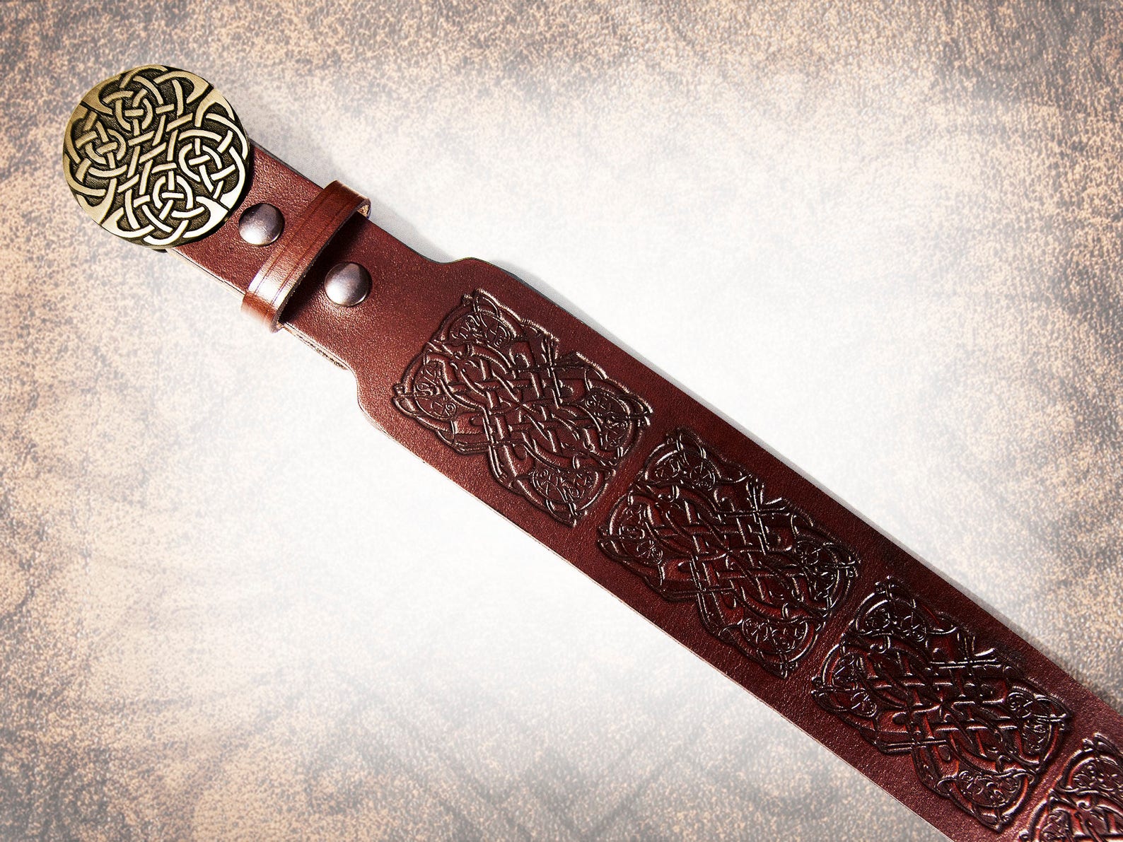 Handmade Leather Kilt Belt Celtic Kilt Belt Black Kilt | Etsy