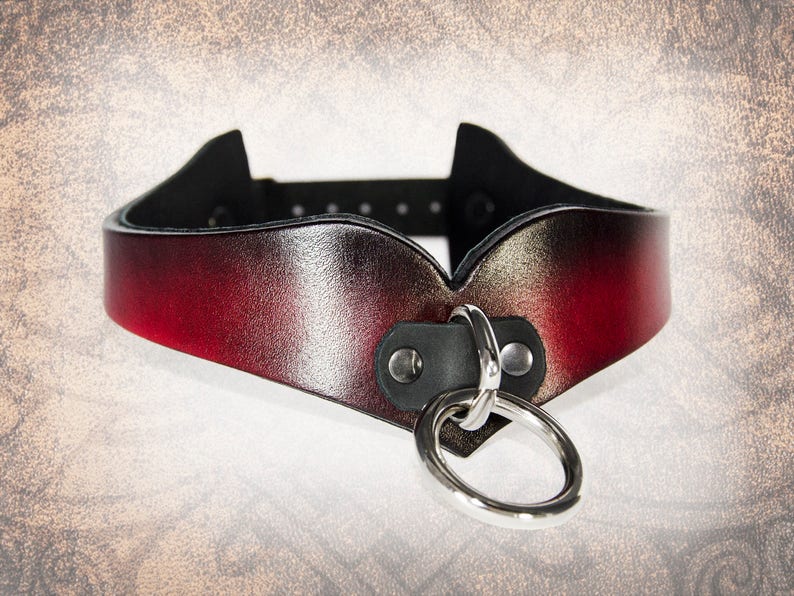 Handmade Leather Collar Classic Plain BDSM Kink Fetish | Etsy