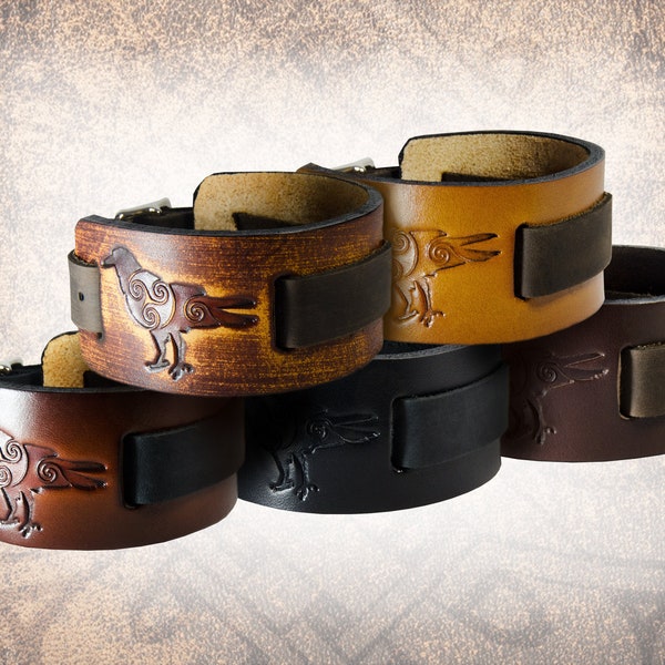 Leather Watch Cuff - Etsy