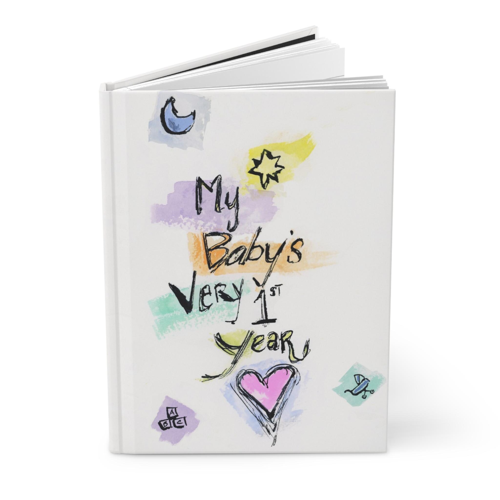Baby's 1st Year Memory Journal Infant Newborn Baby Shower Gift Blank ...