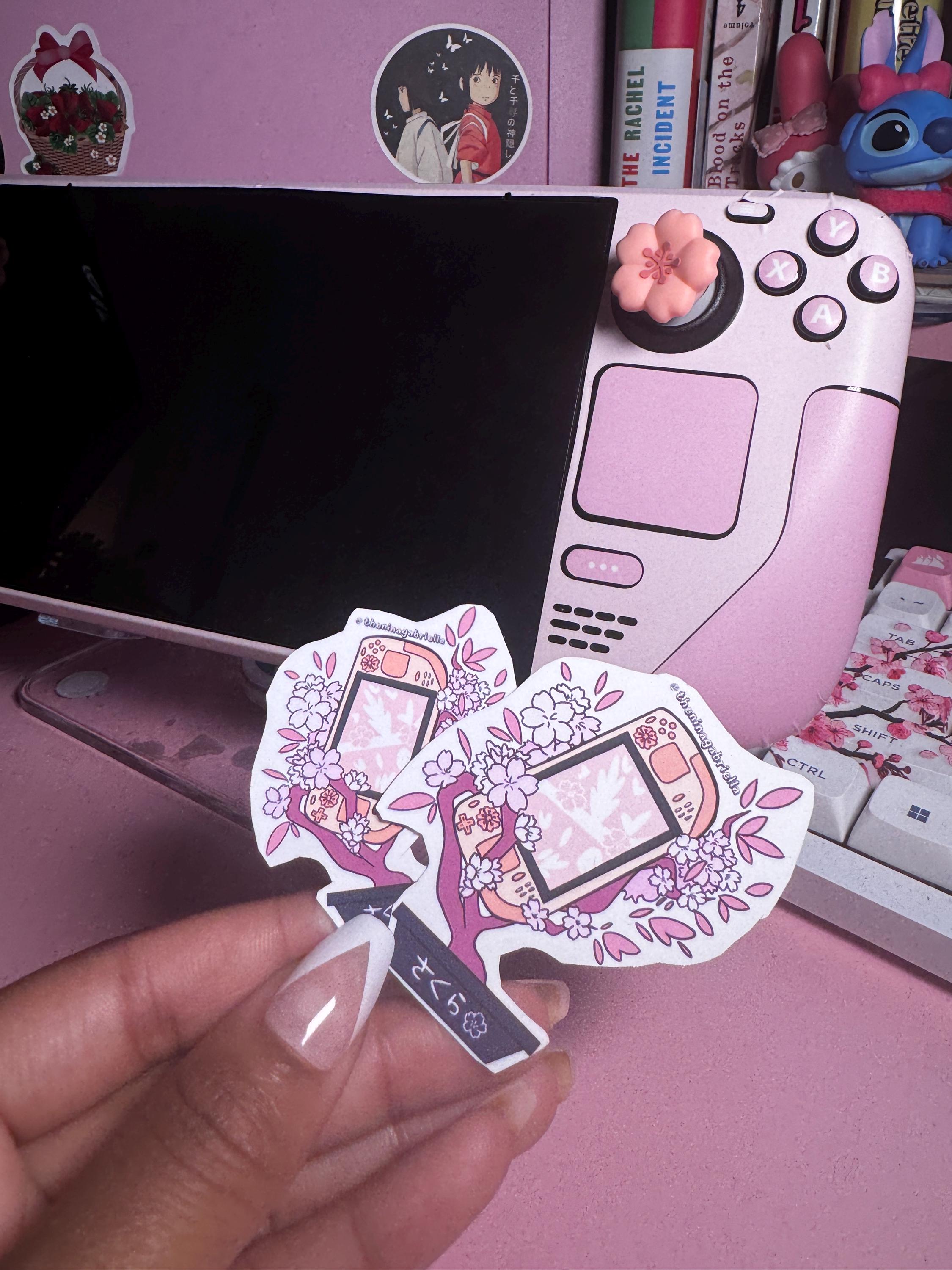Cherry Blossom Steam Deck Sticker Set - Etsy
