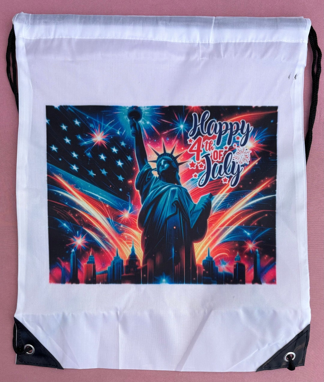 Sublimated Drawstring Bag - Etsy