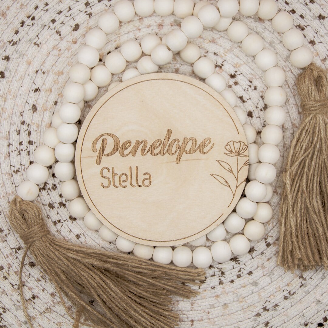 Personalized Wooden Name Sign, Birth Sign, Birth Announcement Sign ...