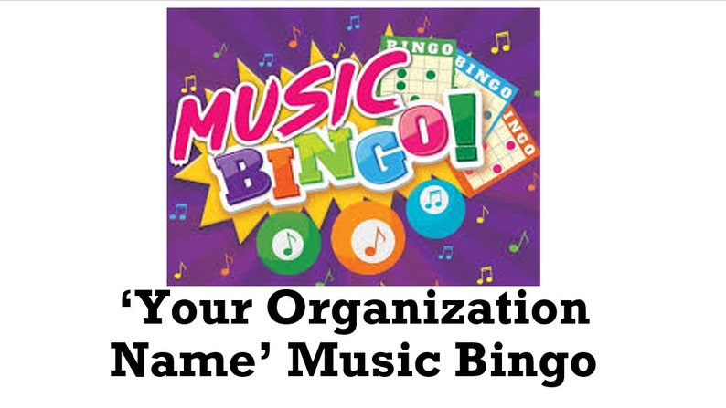Music Bingo Package - 10 Categories of Music Clips and Customized Bingo ...