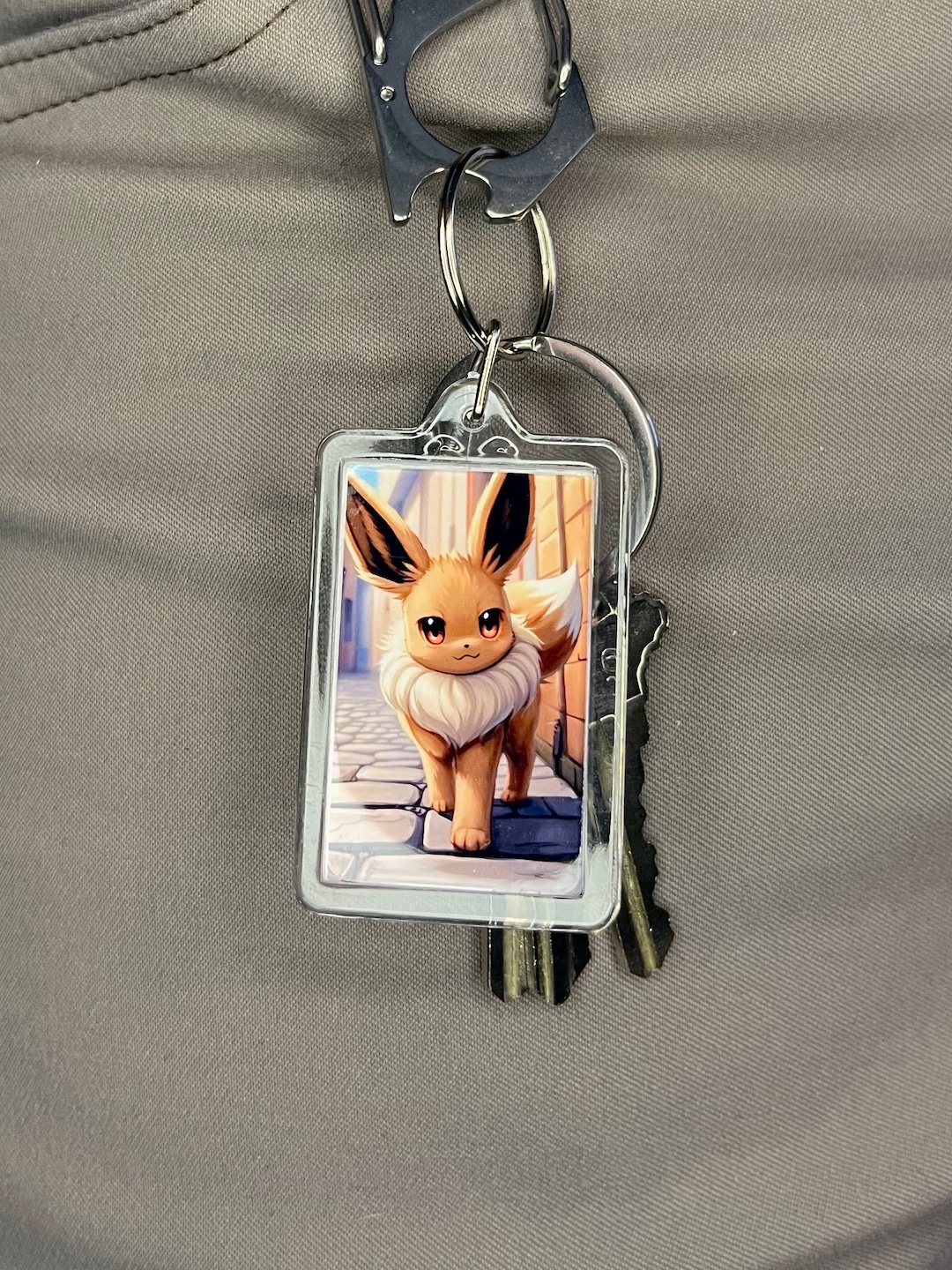 Pokemon Eeveelution Keychain Eevee - Etsy