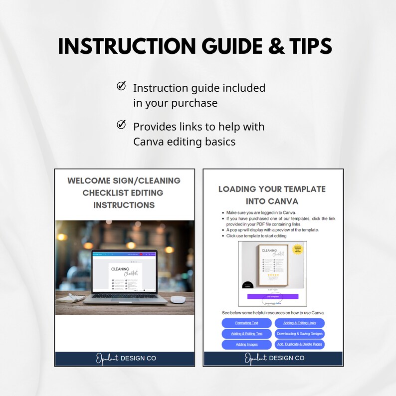 Airbnb Cleaning Checklist, Editable Airbnb Canva Template, Cleaning ...