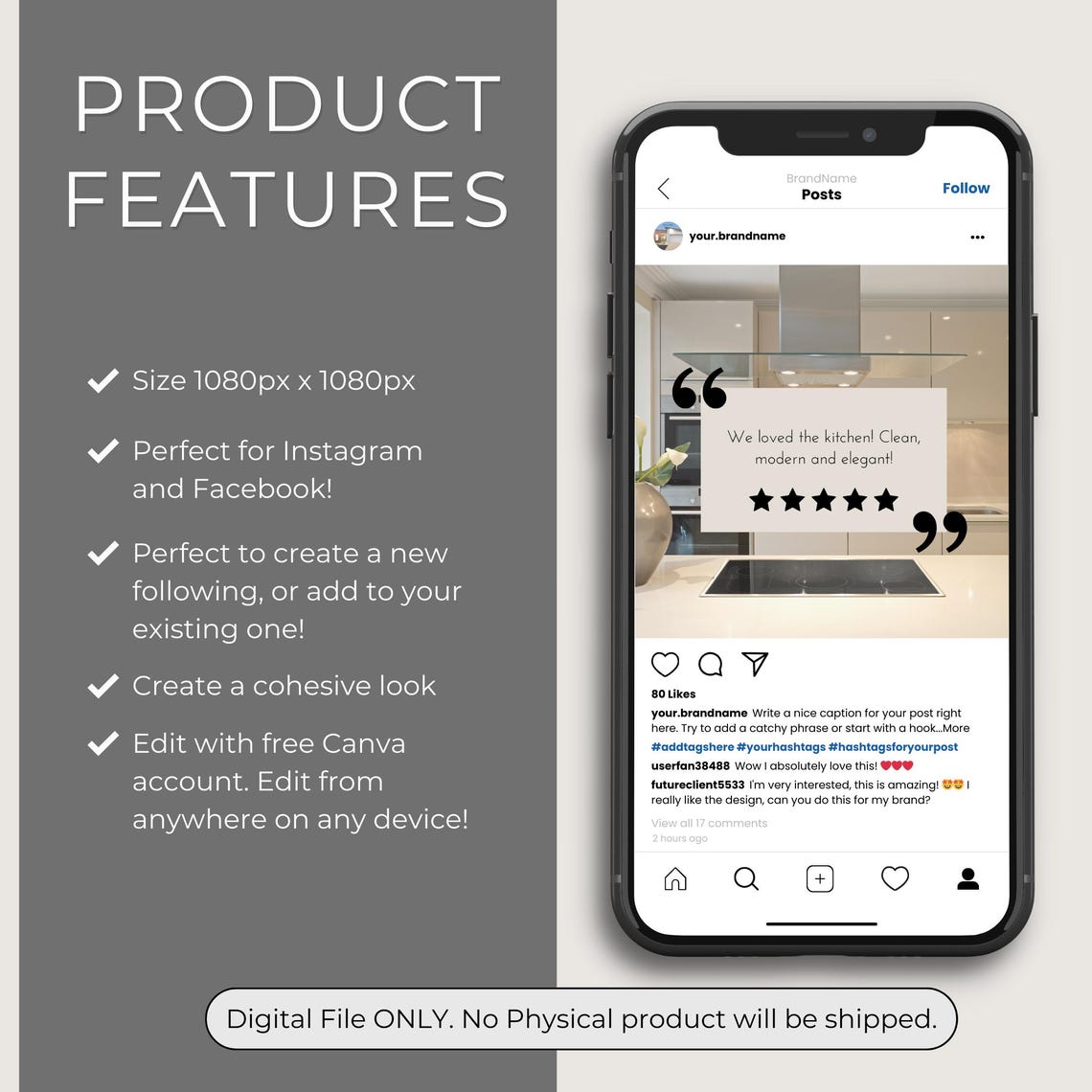 100 Airbnb Social Media Post Templates for Instagram Facebook, Airbnb ...