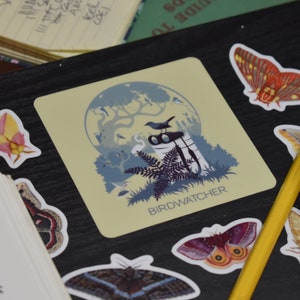 BIRDWATCHER Vinyl Sticker - Etsy