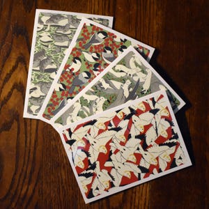 Holiday Cards, Winter Animals (set of 12) - Etsy