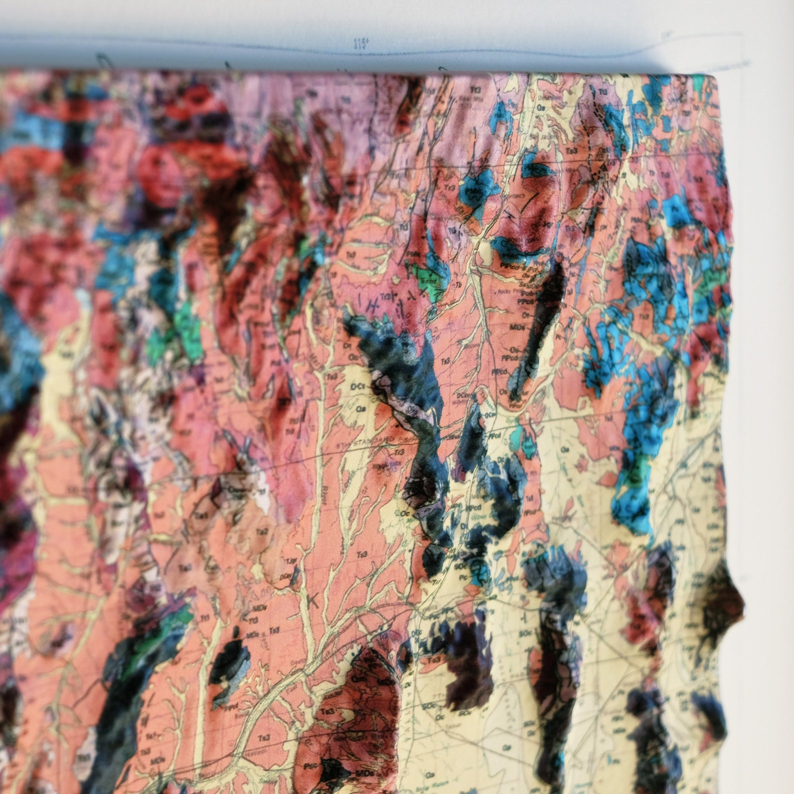 1978 Nevada Map | REAL 3D Raised Relief - Etsy