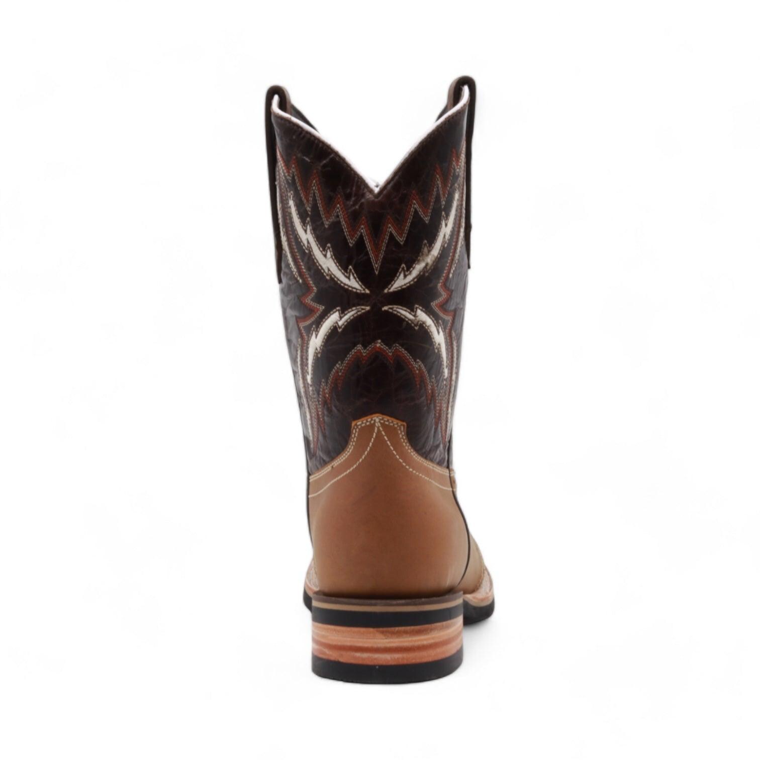 Longhorn Men's Brown Leather Boots - Etsy