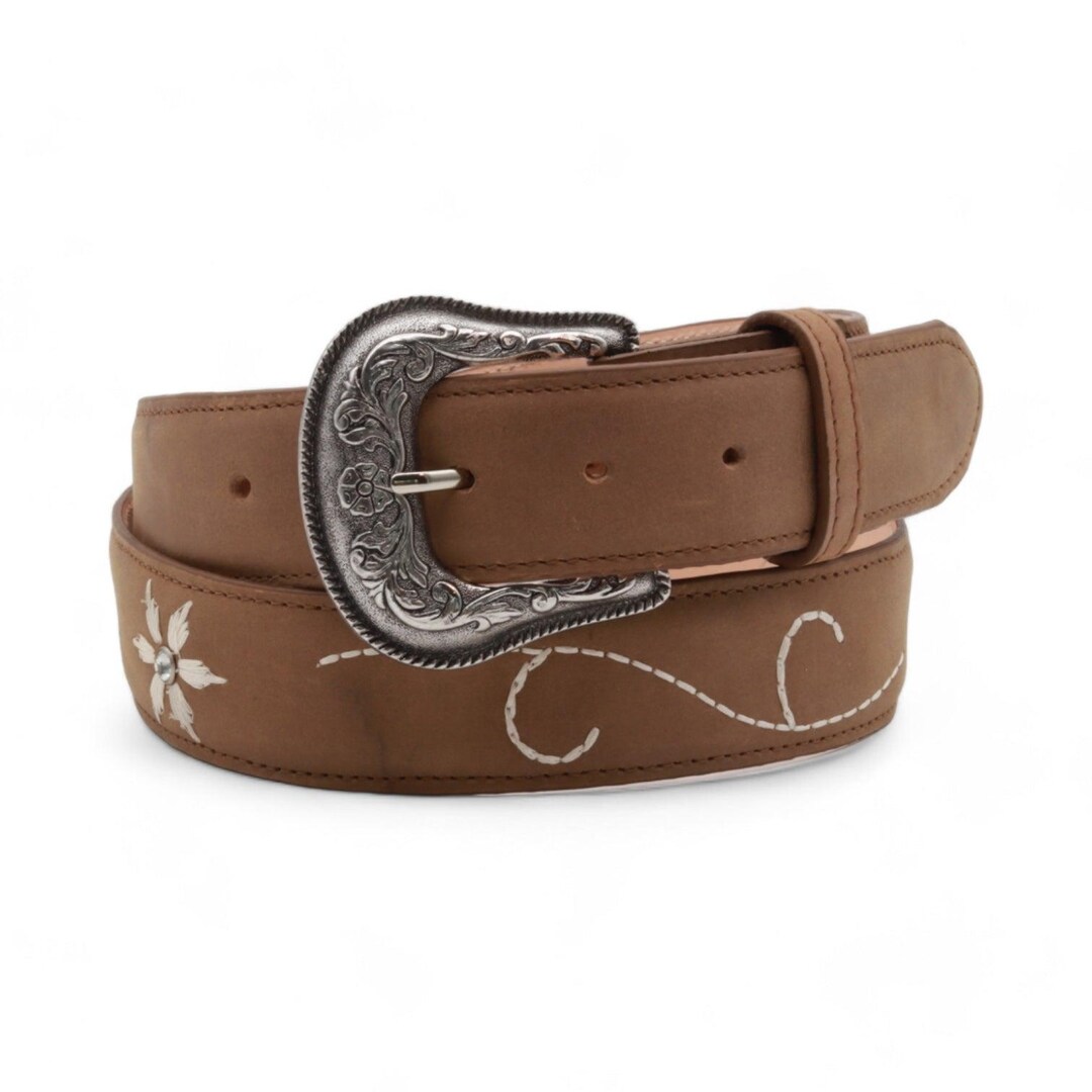 Florida Brown Leather Belt - Etsy