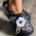 Custom Order Mini Croc Mum Charms! Shoe Mum; Homecoming Mum Shoe Mum ...