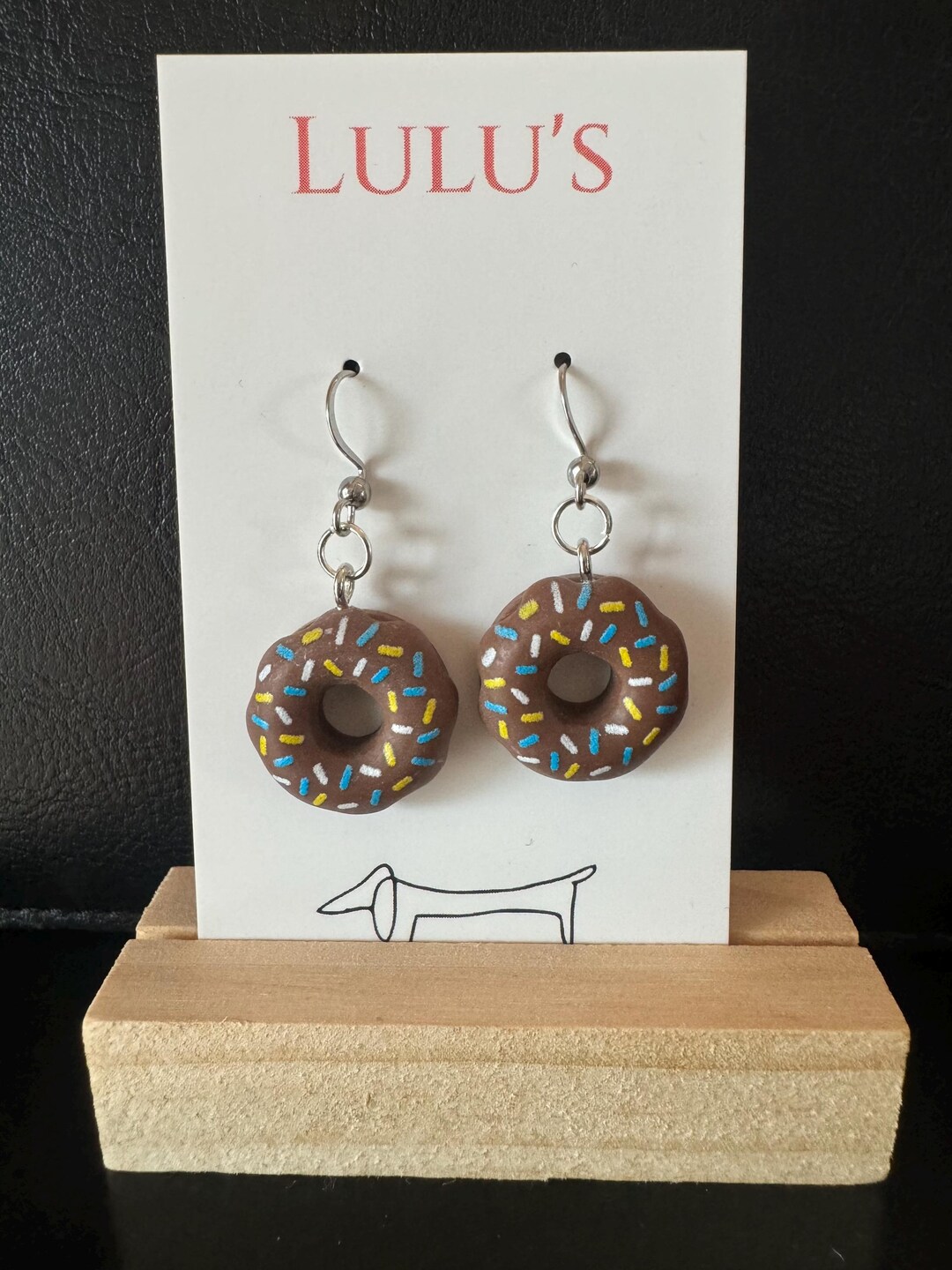Donut Dangle Earrings - Etsy