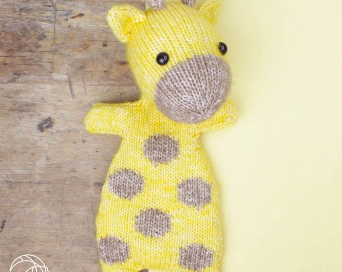 Ziggy Giraffe DIY Knitting Kit by Hardicraft - Etsy