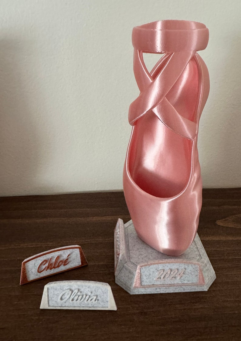 3D Printed Ballet Pointe Shoe. Great for Home Decor, Small Flower Vase ...
