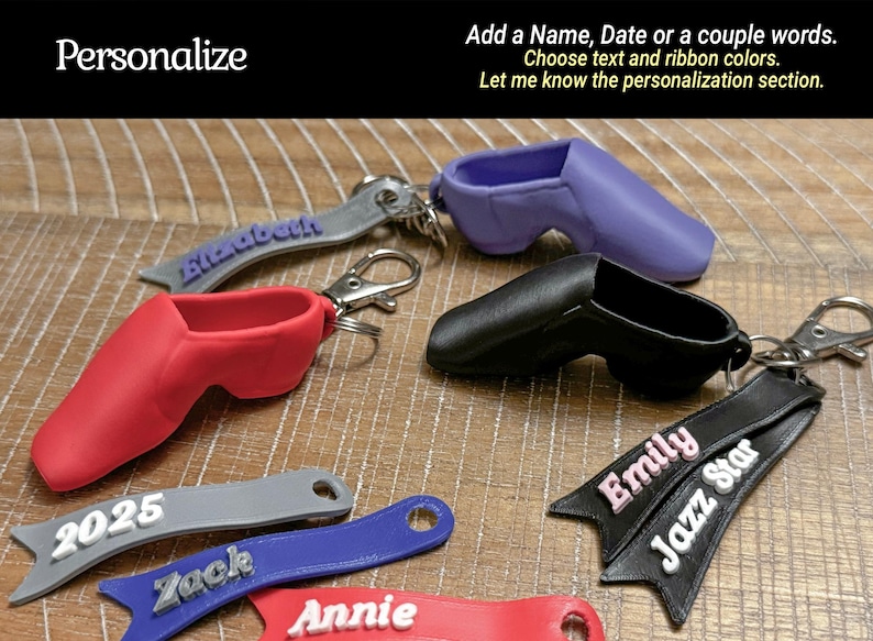 Jazz Shoe Keychain. 3D Printed Keychain With Metal Clasp. - Etsy