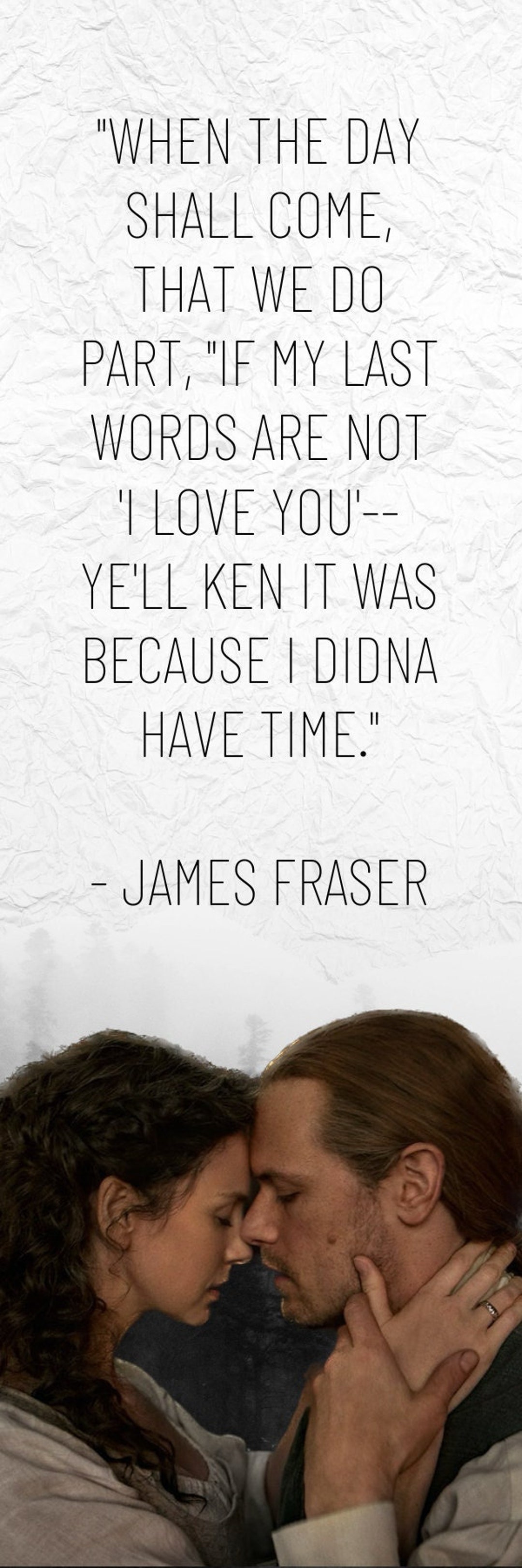 Outlander Bookmark 3 - Etsy