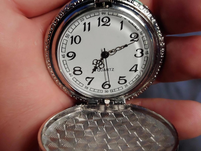 Silver Gold Vault Boy Pocket Watch, Cosplay Item, Halloween Accessory ...