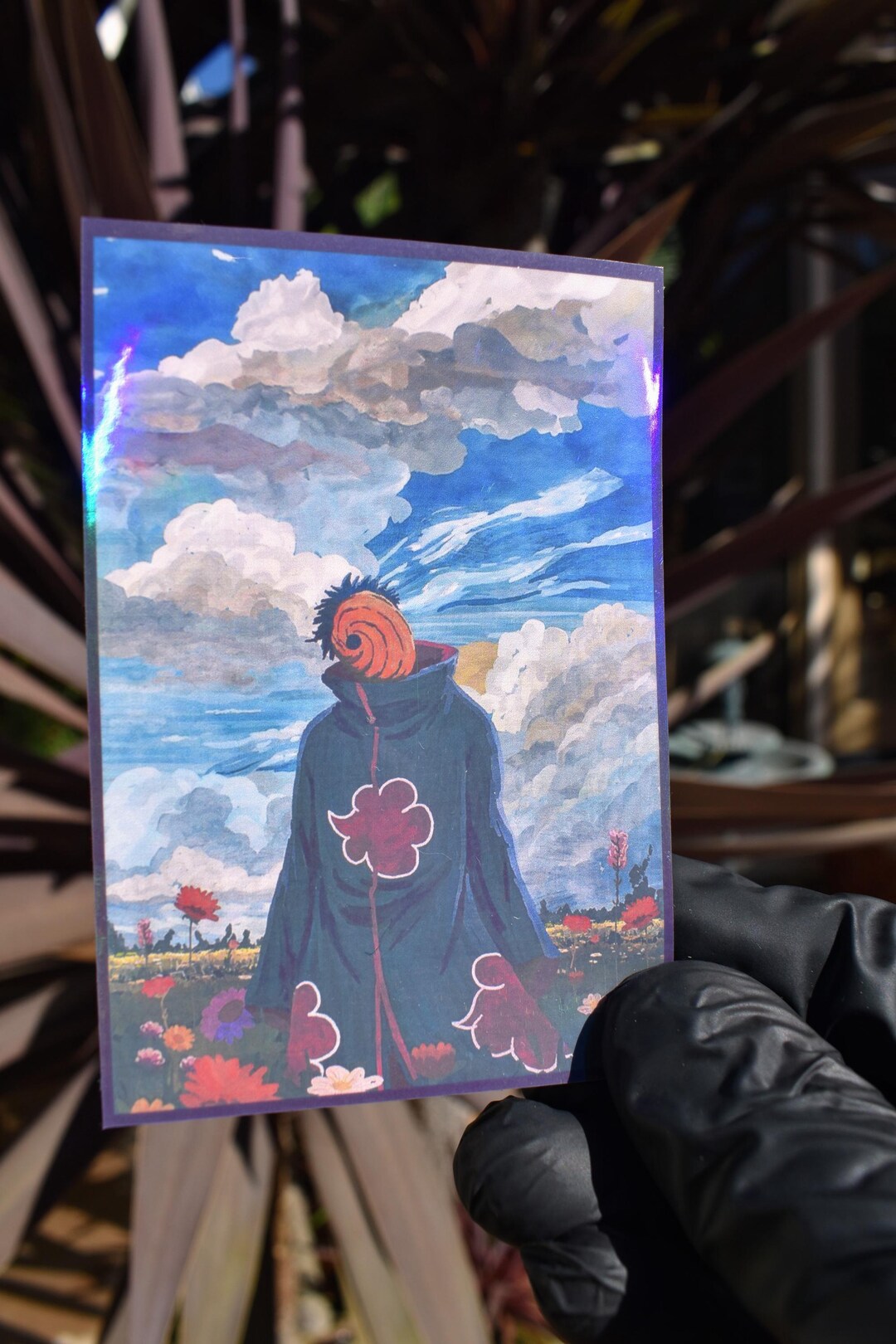 Obito Uchiha 'painting' Holographic Sticker - Naruto Shipudden - Etsy