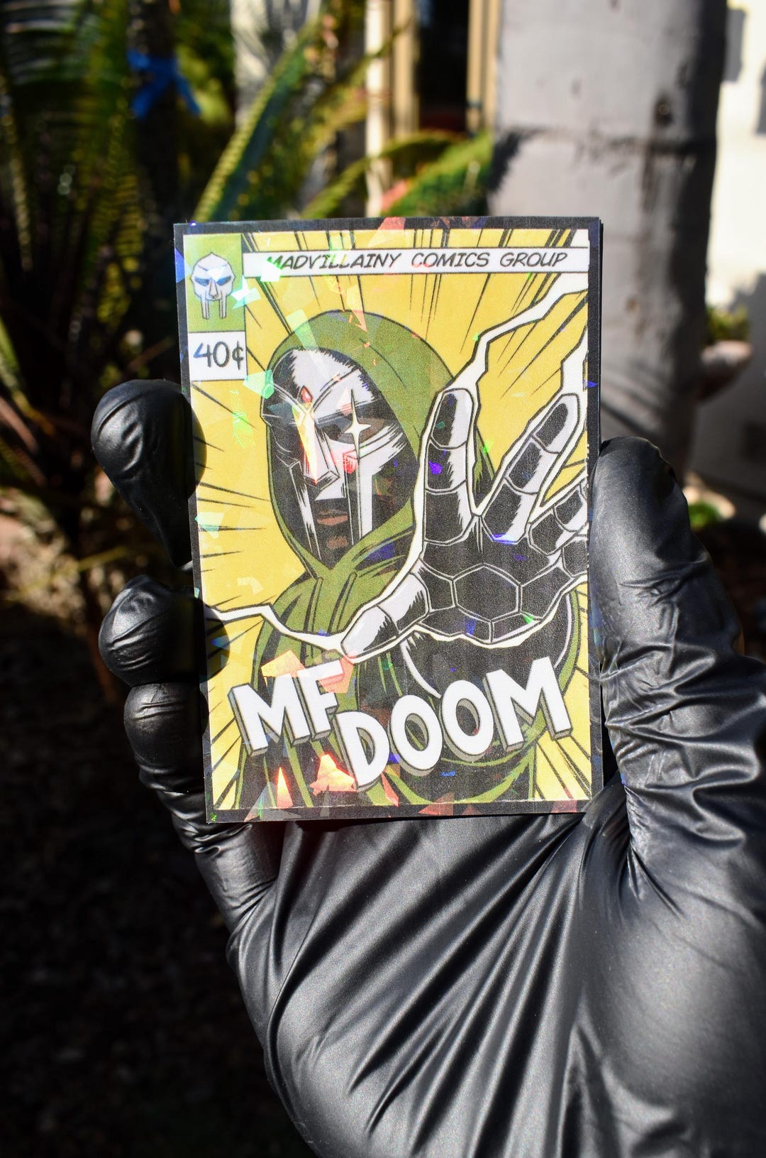 43 MF DOOM Comic Cover Holographic Sticker - Etsy