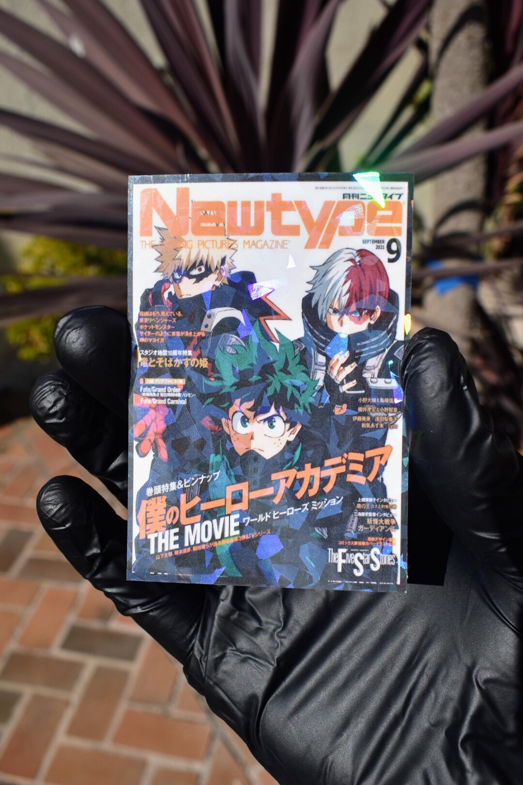 17 Deku, Bakugo, and Todoroki 'magazine Cover' Holographic Sticker My ...