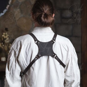 Leather Wand Harness, Wizard Wand Holder, Larp Wand Holder, Magic Wand ...