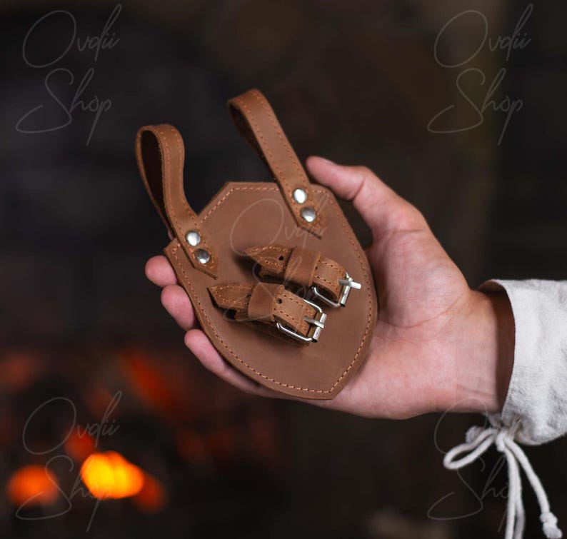 Sword Frog Wide, Sword Belt Frog, Leather Dagger Frog, Dagger Larp ...