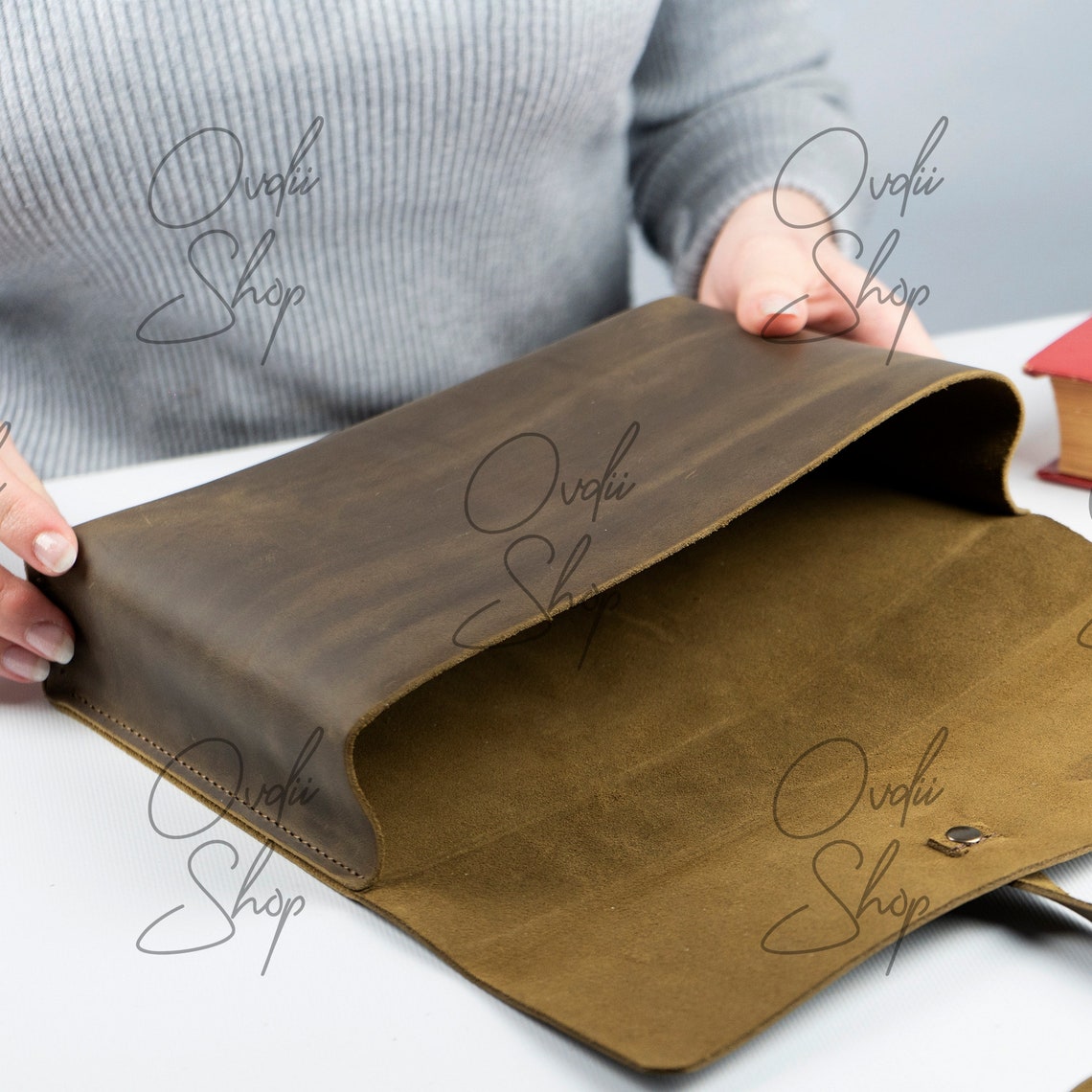 Custom Size Bible Cover, Engraved Leather Book Cover, Personalized Book ...
