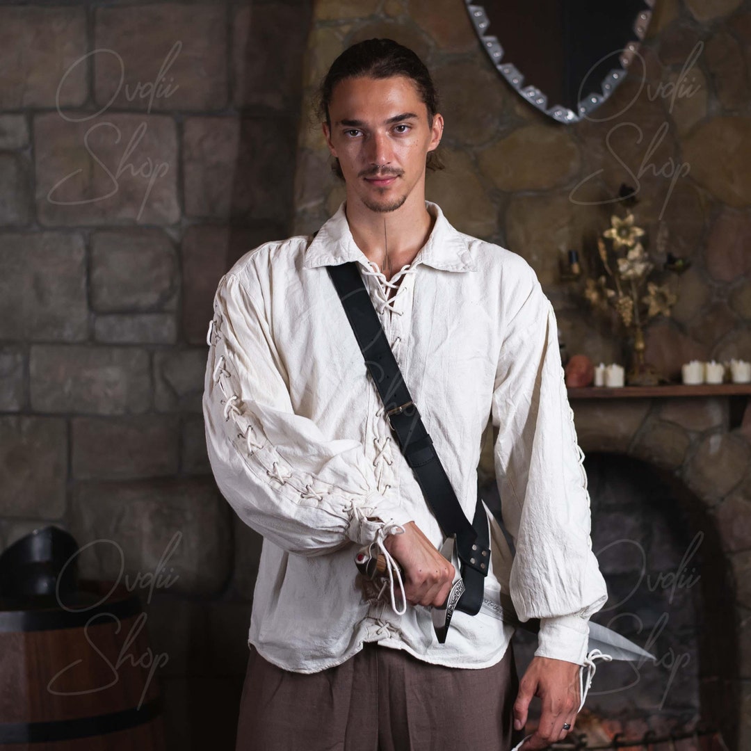 Leather Sword Baldric, Sword Scabbard, Leather Pirate Baldric, Harness ...