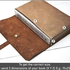 Leather Book Cover, Custom Book Cover, Engraved Book Cover ...
