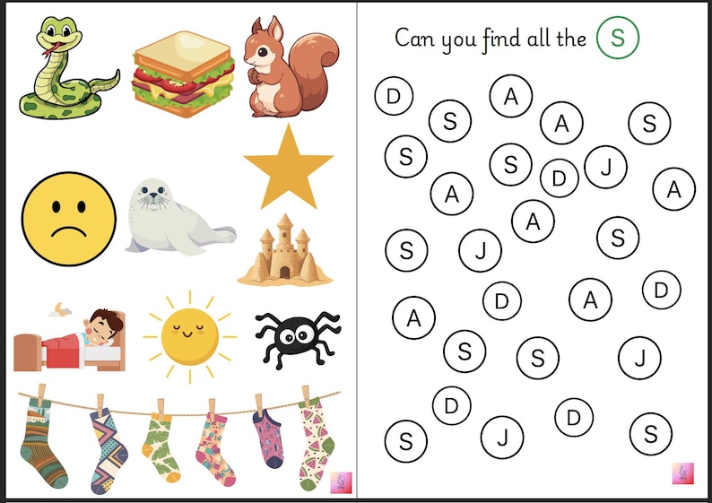 Phonics SATPIN Activities Booklet - Etsy