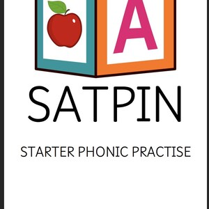 Phonics SATPIN Activities Booklet - Etsy