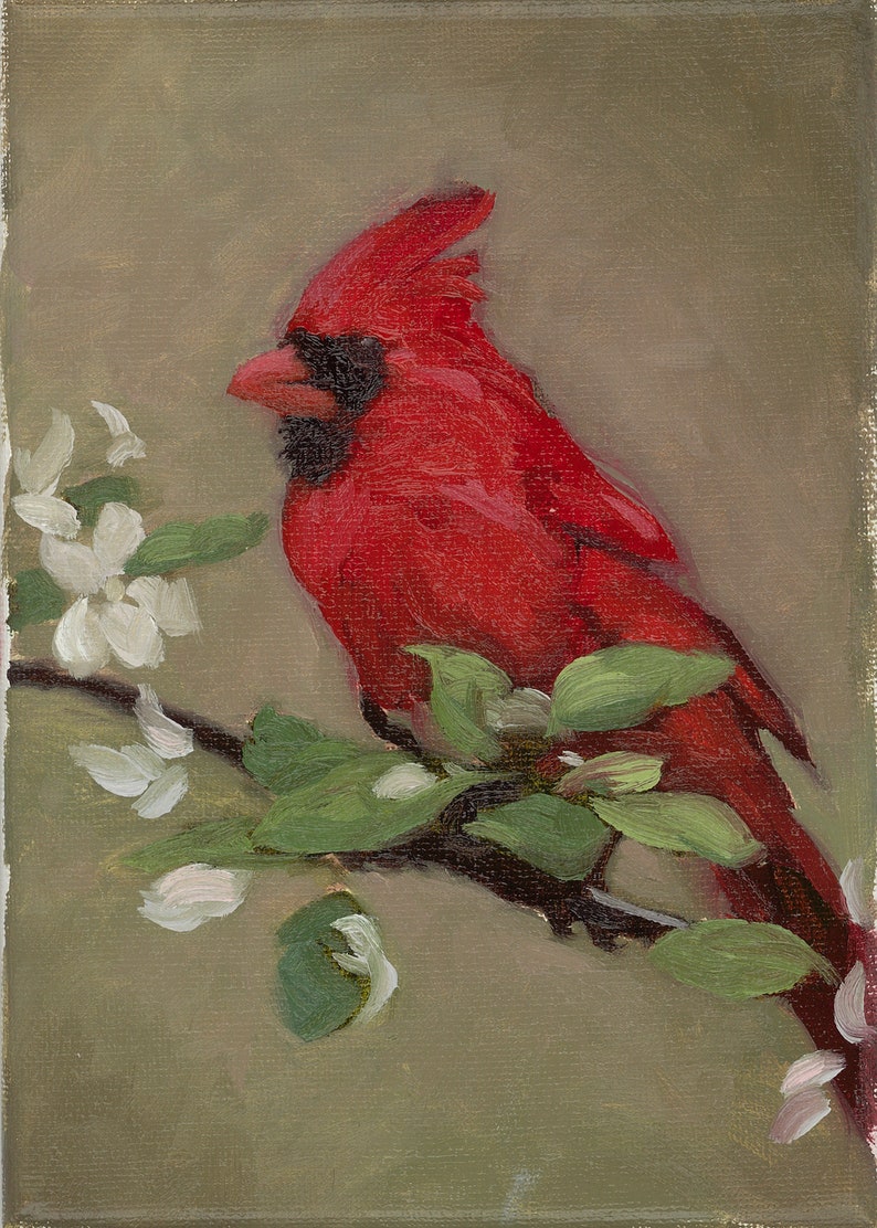 A Cardinal - Etsy