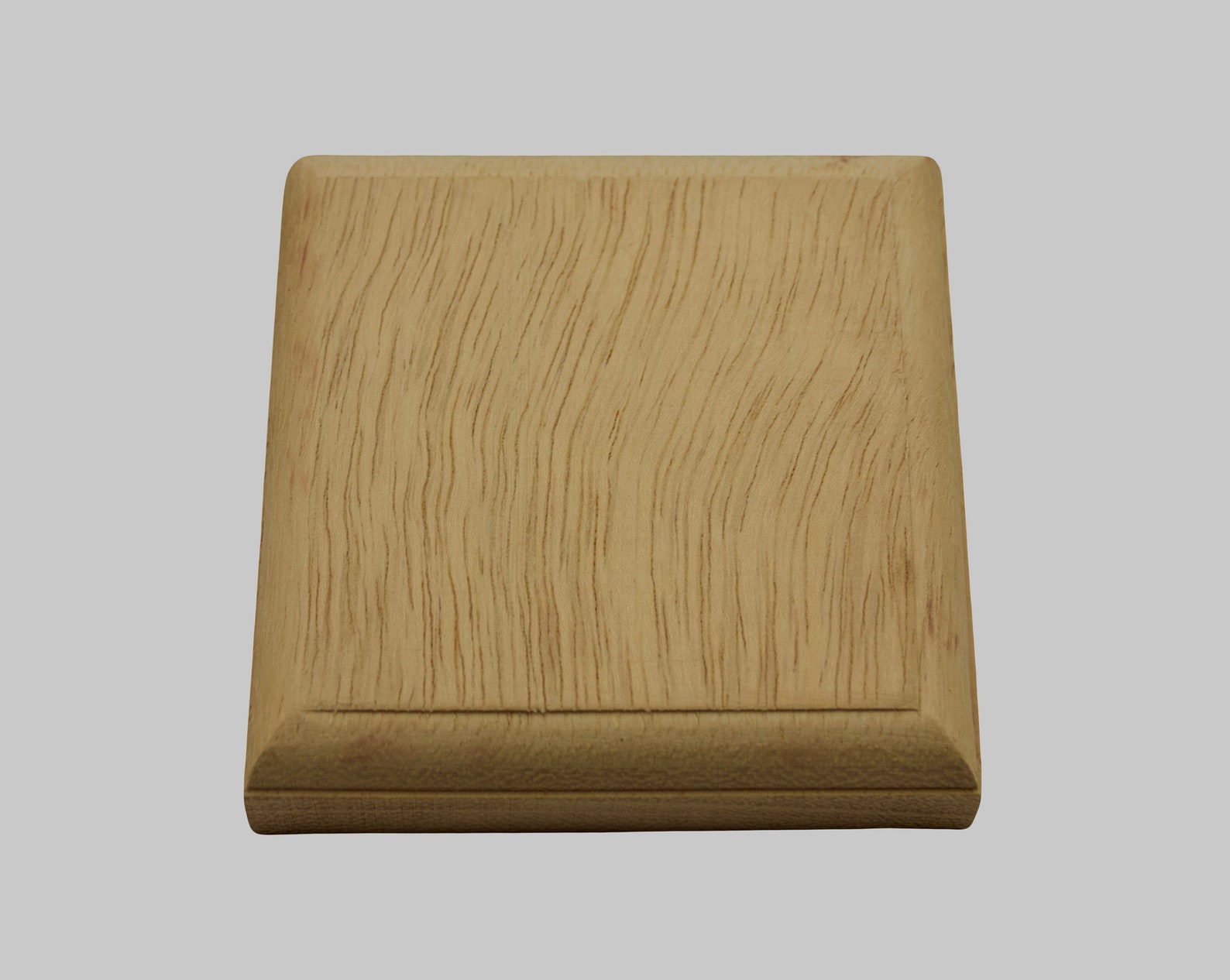 Solid Oak Square Base - Etsy UK