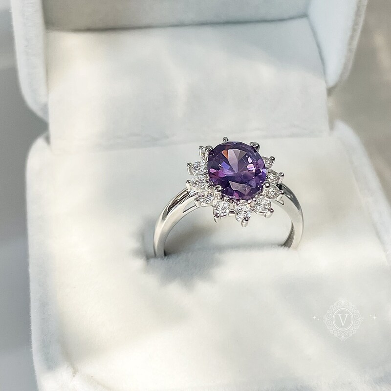 Purple Ring - Etsy