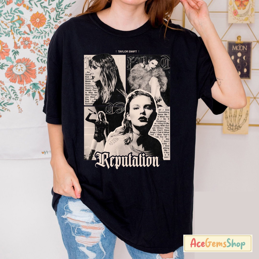 Vintage Reputation Newspaper Shirt, Reputation Snake Shirt, Reputation ...