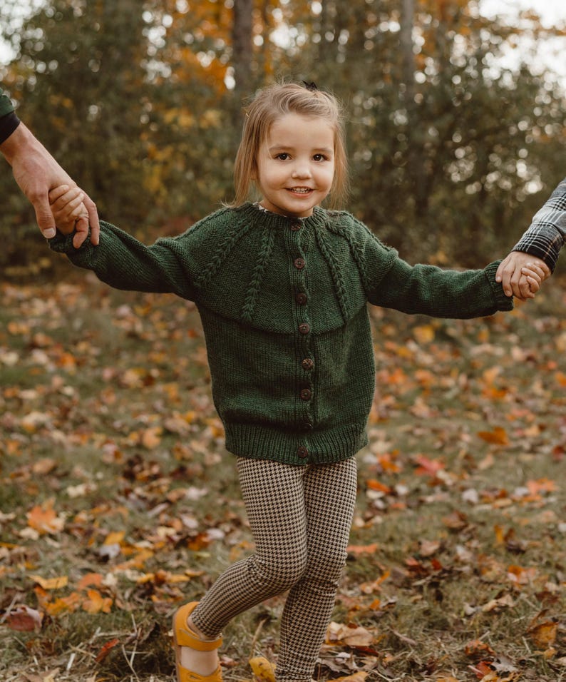 Wheat Cardigan Knitting Pattern for Kids (digital Download) - Etsy