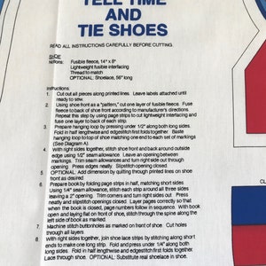 Vintage Kids Corner Fabric Traditions Childs Cloth Book Tell Time and ...