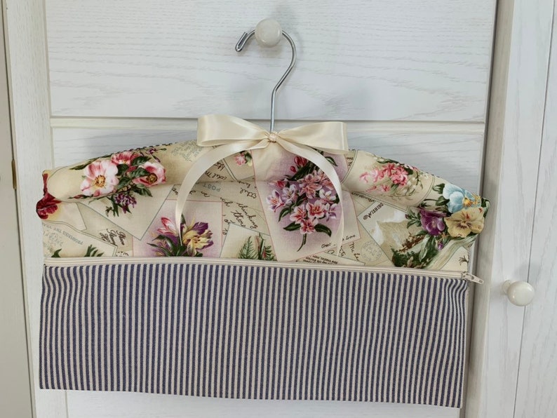 Travel Padded Hanger Closet Safe Vintage Postcards Delicate Victorian ...