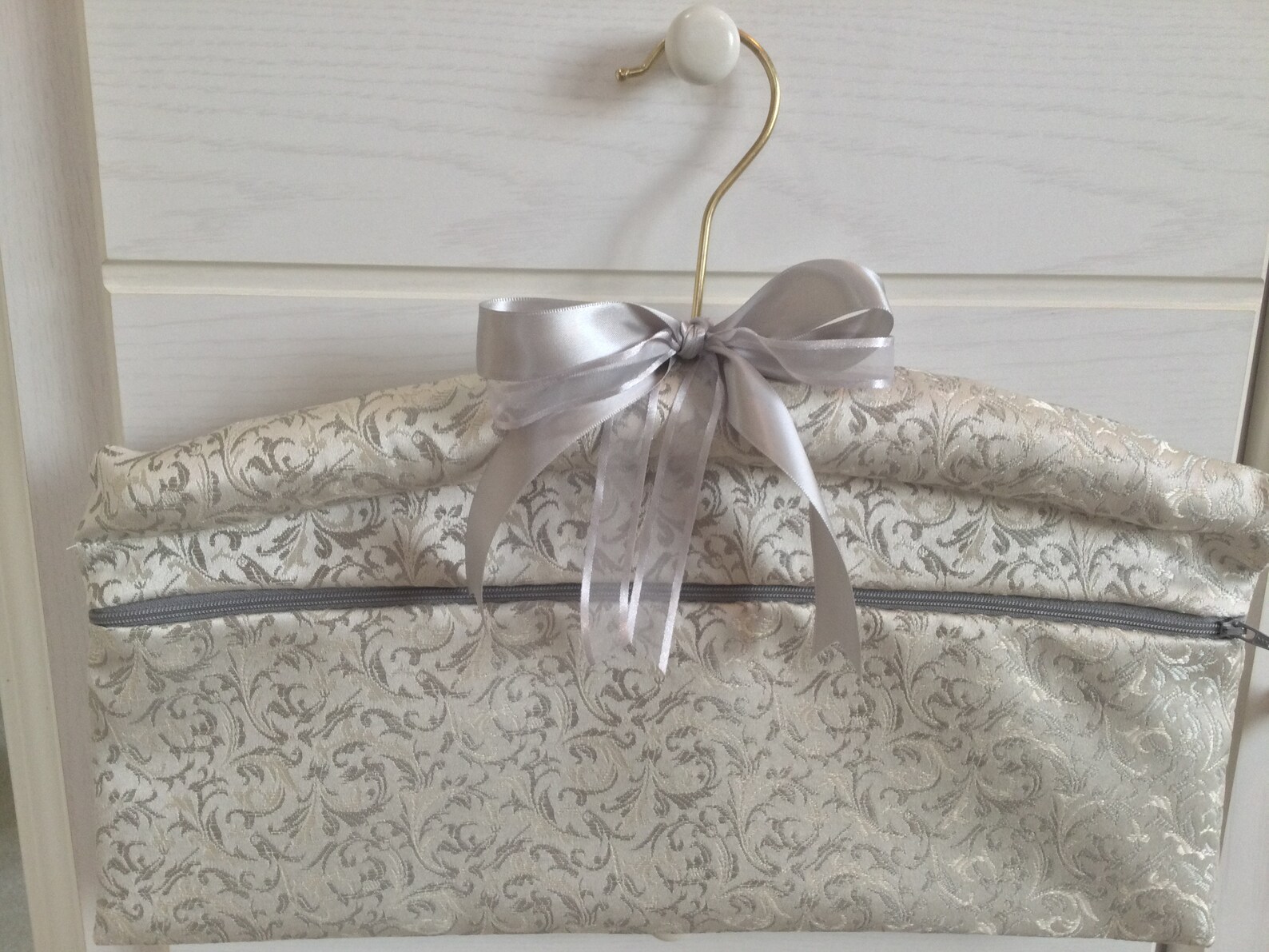 Elegant Silver Closet Hanger Safe for Travel, Home or Bride to Be - Etsy