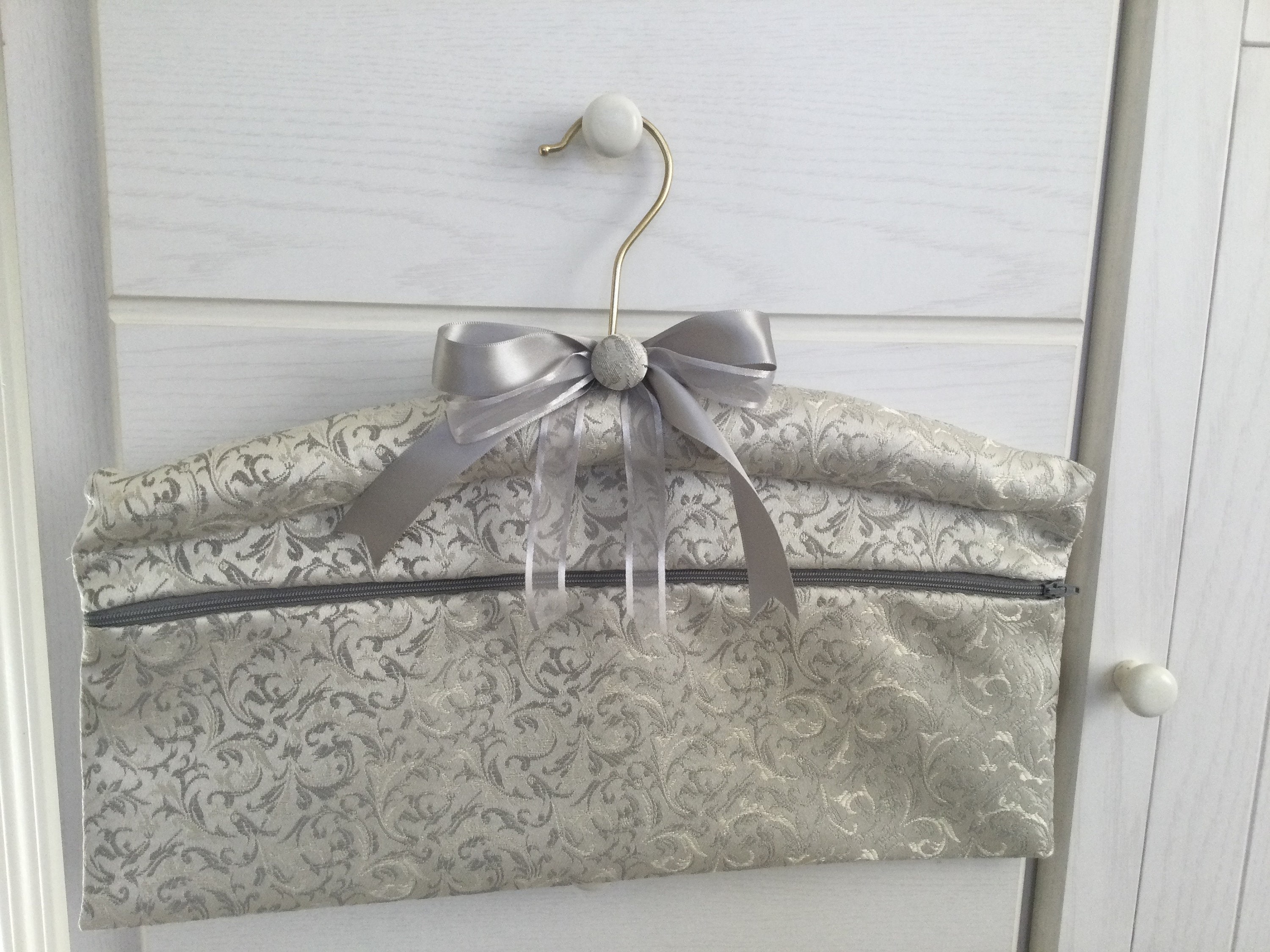 Elegant Silver Closet Hanger Safe for Travel, Home or Bride to Be - Etsy
