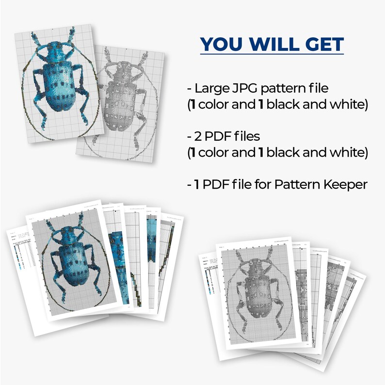 Peacock Butterfly, Insects Bugs Cross Stitch Pattern PDF, Stitching ...