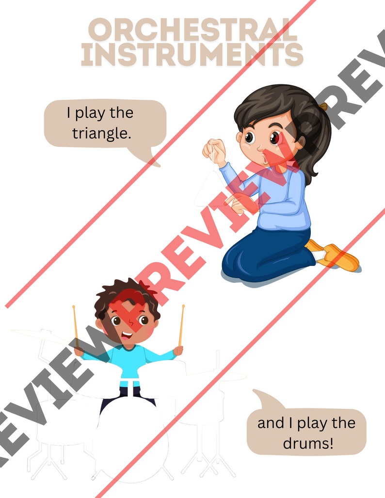Know Your Musical Instruments: Orchestra Family - Etsy