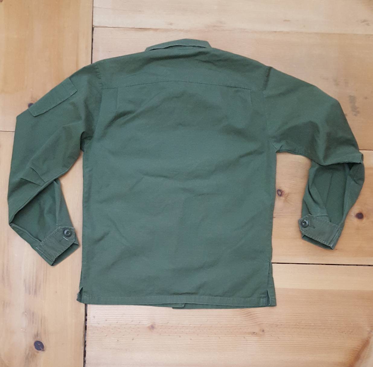 Vintage Army Shirt Jacket // Vtg 1970s Faded OG 107 Rip Stop Vintage Army Shirt Jacket // Vtg 1970s Faded OG 107 Rip Stop