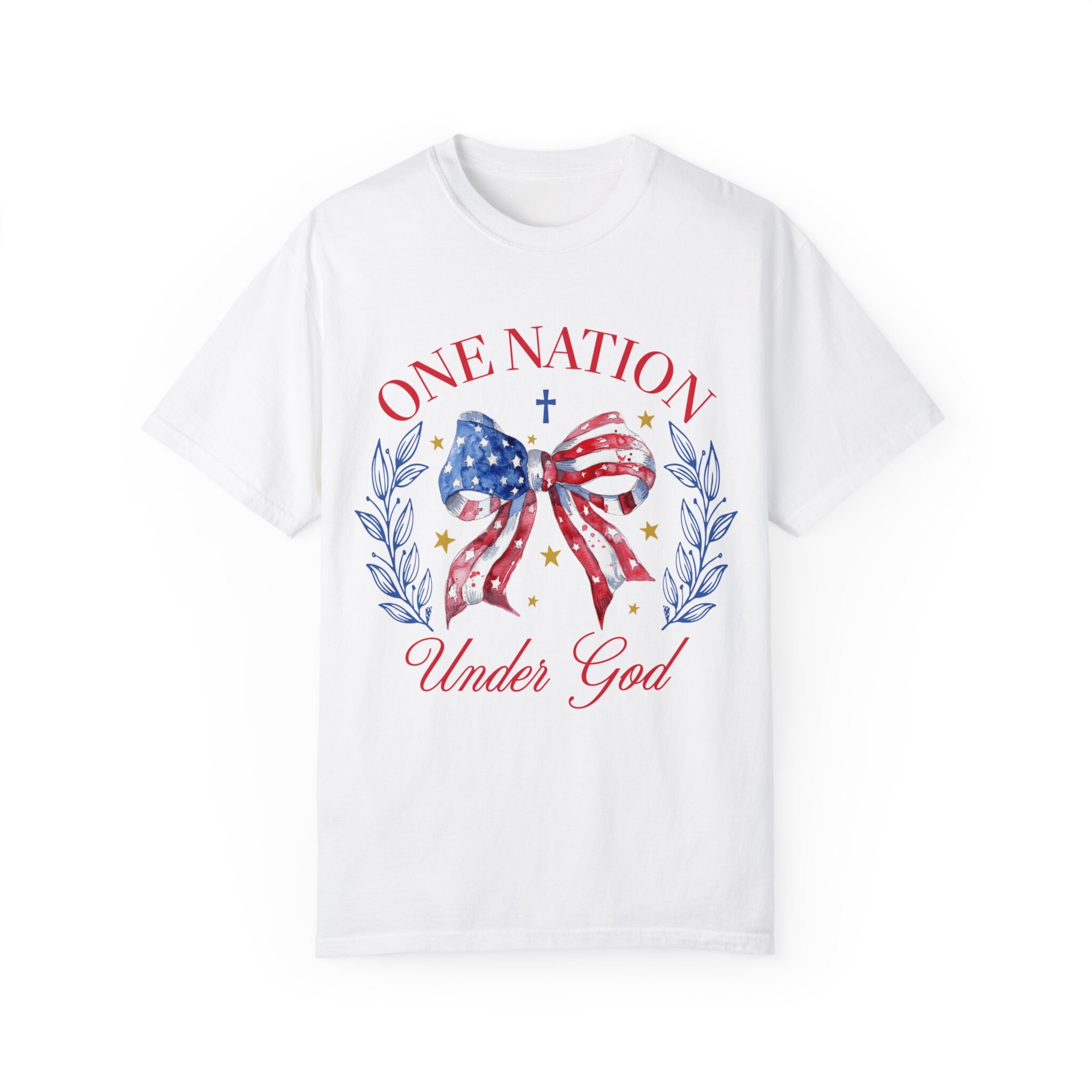 One Nation Under God T-shirt, Patriotic Tees, Trump Flag Shirt ...