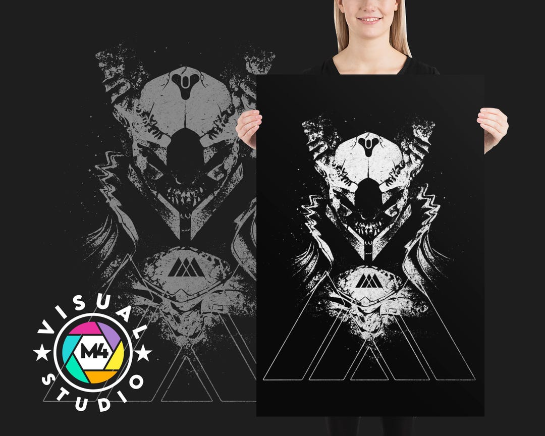 Dead Guardian Warlock Skull Destiny Matte Paper Poster - Etsy